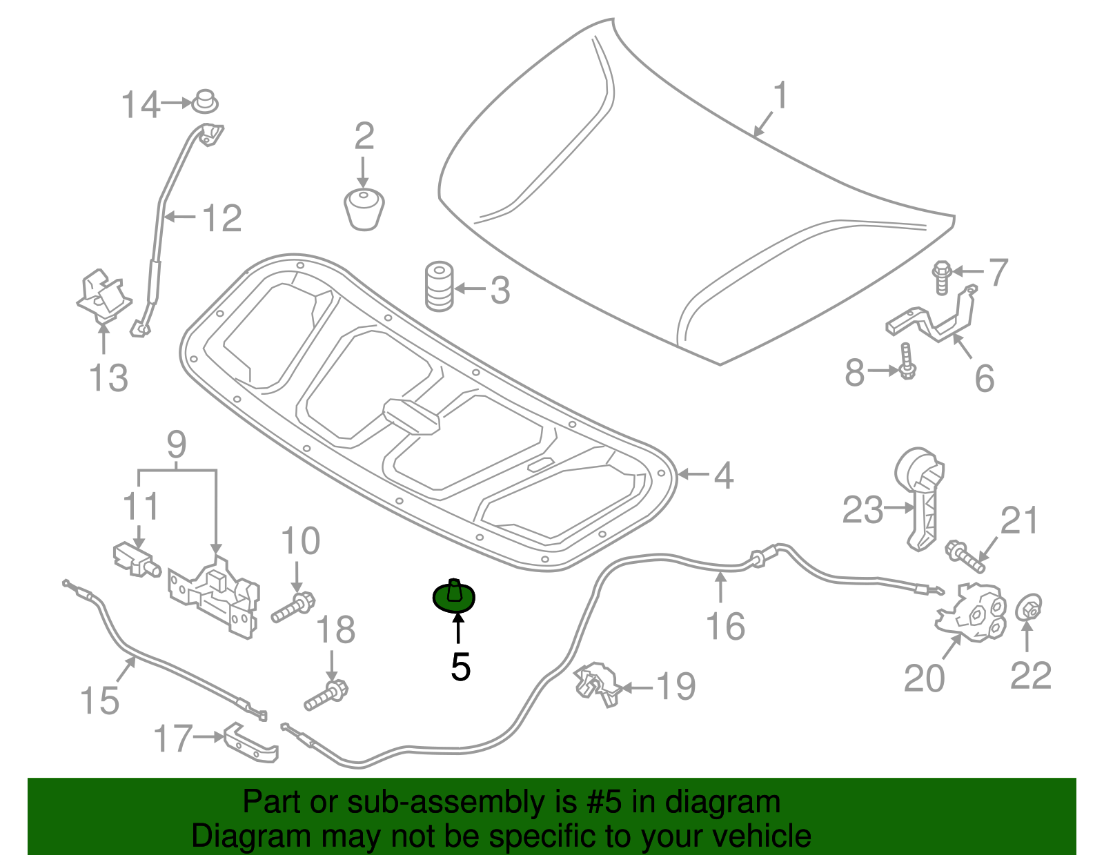 81126-37010 - Insulator Retainer Clip 2001-2025 Kia | Kia.Parts Store