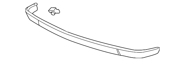 2005-2007 Chevrolet Front Air Deflector Extension 10386199 GM ...