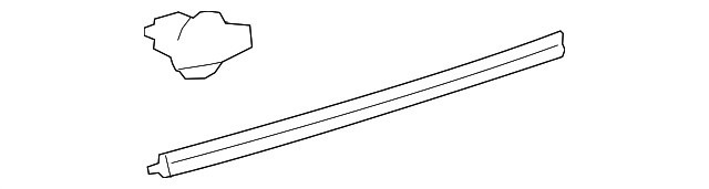 67887-06100 - Lower Weather-Strip - 2018-2023 Toyota Camry | OEM ...