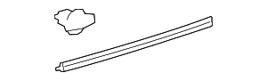 67887-06100 - Lower Weather-Strip - 2018-2023 Toyota Camry | OEM ...