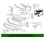 2013-2017 GMC OEM NEW 13-17 GM GMC Acadia Front Bumper Passenger Side ...