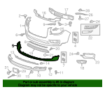 2013-2017 GMC Black Front Lower Bumper Cover 20982396 GM ...