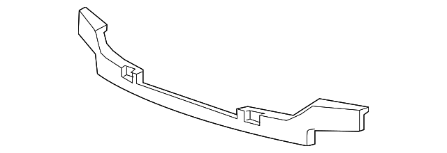 2013-2017 GMC Front Bumper Energy Absorber 22814525 GM | GMPartsDirect.com