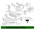 2013-2017 GMC Front Driver Side Lower Grille 20982389 GM ...