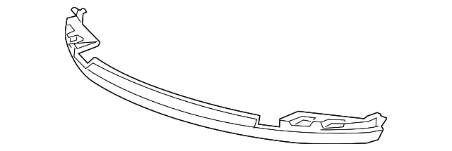 2013-2017 GMC Black Front Bumper Fascia Extension 20982397 GM ...