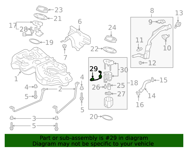 BDJD-60-960 - Level Sensor - 2019-2023 Mazda 3 | Mazda Swag