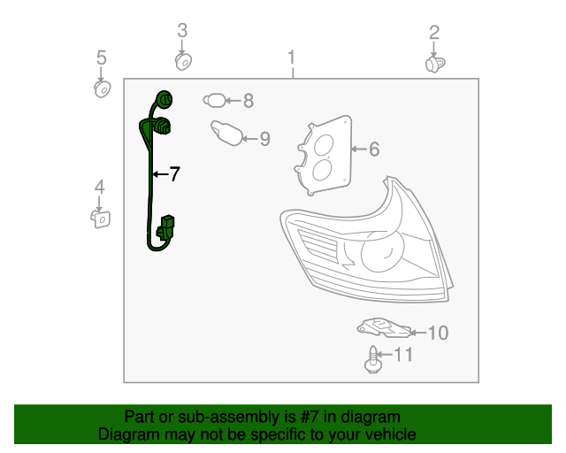 2009-2015 Toyota Venza Socket & Wire 81555-0T020 | OEM Parts Online