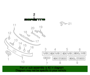 86310-C6000 - Nameplate 2016-2020 Kia Sorento | Kia.Parts Store