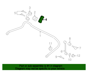 1998-2011 Ford Ranger Stabilizer Bar Bracket F57Z-5B498-AA | TascaParts.com