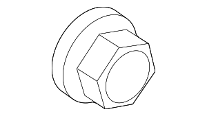 Jaguar OEM Axle Nut Part# C2P12731 | OEM Vehicle Parts