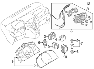 27510-3LM0A - Heater Control 2013-2021 Nissan NV200 | Nissan Parts ...