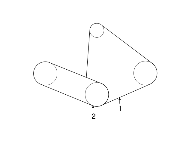 1999-2006 Lexus Serpentine Belt 99366-31040 | AutoNation Parts
