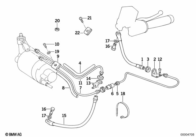 34326757282 - Intermediate Piece - M10X1 1989-1997 BMW-Motorrad | BMW ...