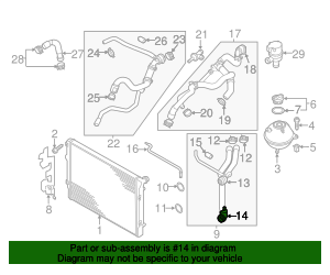 2009-2016 Volkswagen Lower Coupling 3C0-122-291-C | OEM Parts Online