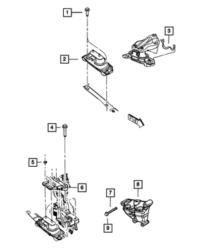2007-2025 Mopar Hex Flange Head Bolt 6104227AA | Mopar eStore