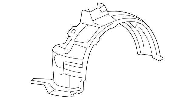53805-0E010 - Fender Liner - 2004-2009 Lexus | My L Parts