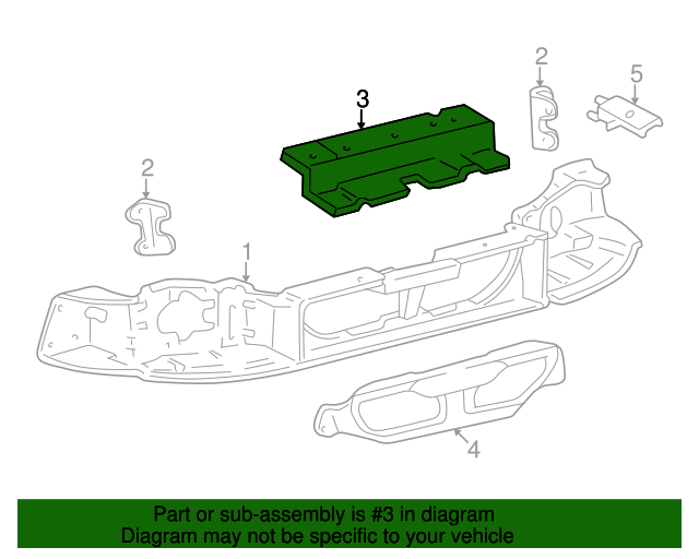 2R3Z-8C291-AA - Sight Shield 1999-2004 Ford Mustang | The Truck Lot