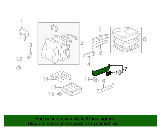 1998-2003 Toyota Sienna Cushion Shield 71861-AE010-E0 | Toyota Parts Center