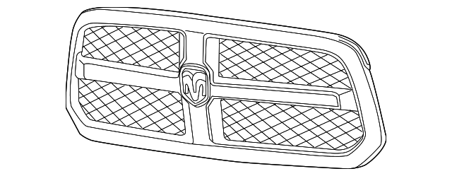 2018 Ram 1500 Grille 6MH51ZZZAA | OEPartsQuick