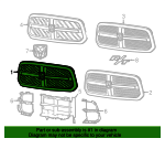 2013-2019 Ram 1500 Grille 68093446AC | TascaParts.com
