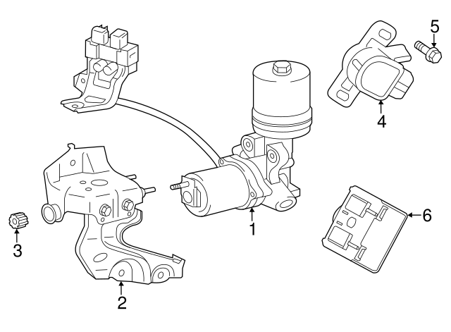 Genuine Toyota Pump Assembly part# 47070-33020 for 2012-2018 Toyota ...