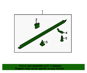 2011-2015 Kia Sorento Rocker Molding 87751 2P000 | OEM Parts Online