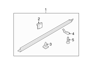 87752-2P000 - Rocker Molding 2011-2015 Kia Sorento | Kia.Parts Store