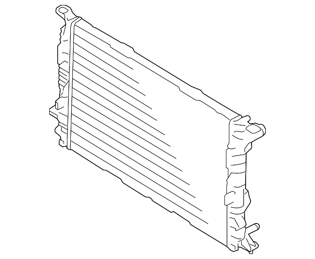 8K0-121-251-AJ - Radiator 2009-2017 Audi | Audi OEM Parts