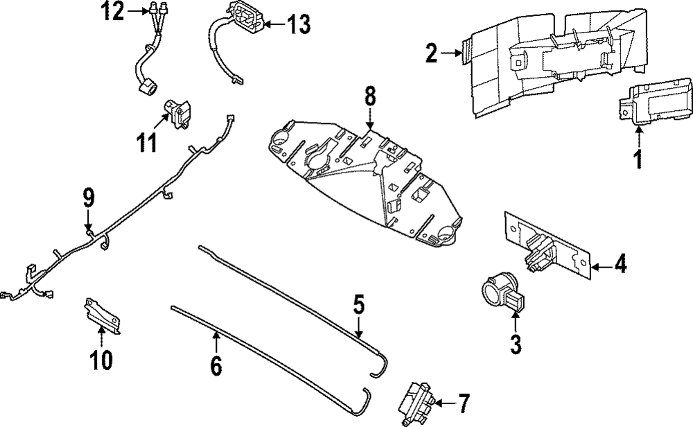 2022-2024 Nissan Pathfinder Rear Camera 28442-6TA0A | Temecula Nissan Parts