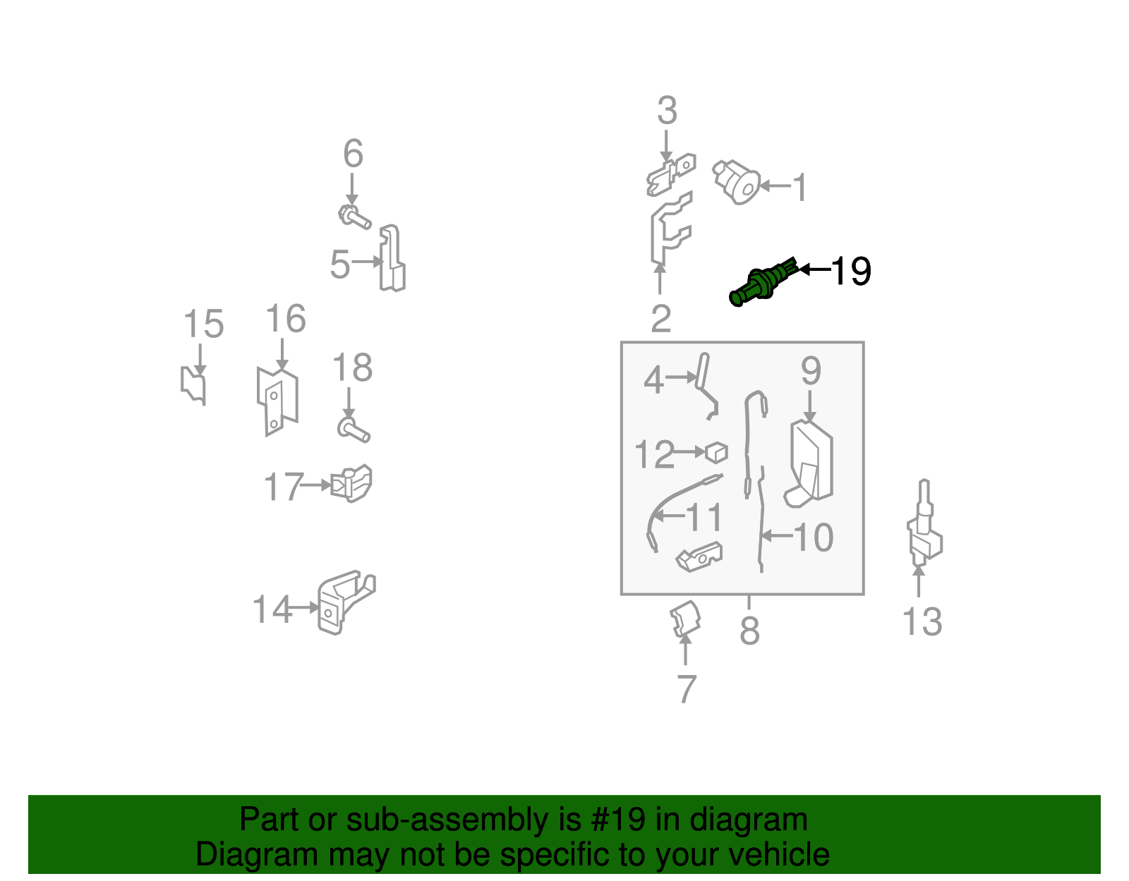 1992-2014 Ford Motorcraft™ Door Jamb Switch sw6345 | TascaParts.com