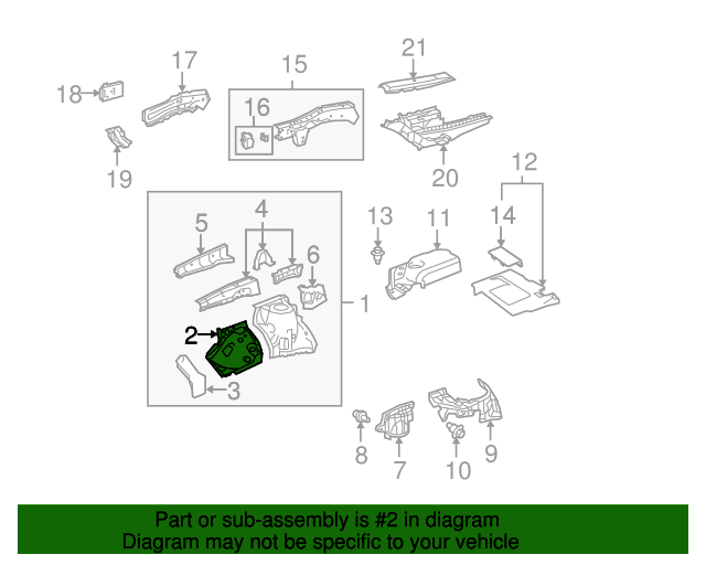 2010-2015 Lexus RX350 Front Panel 53711-0T011 | OEM Parts Online