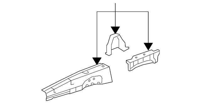 53732-0T900 - Upper Rail - 2010-2015 Lexus RX350 | My L Parts