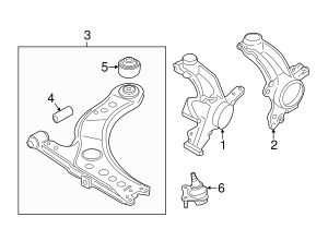 2005-2022 Volkswagen Ball Joint 1K0-407-366-C | VW Parts Online