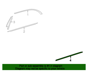 222-690-87-01 - Body Side Molding 2014-2020 Mercedes-Benz | Mercedes ...