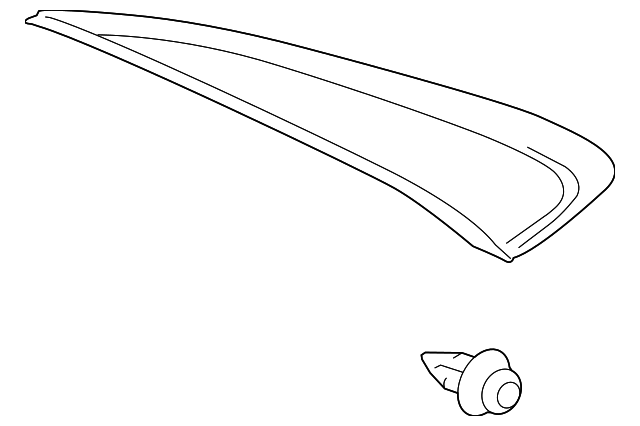 75055-06010 - Pillar Trim - 2015-2017 Toyota Camry | OEM Genuine Toyota ...