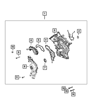2011-2025 Mopar Hex Flange Head Bolt 6104378AA | Mopar eStore