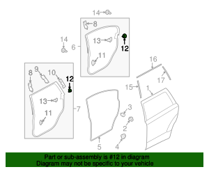 2010-2019 Subaru OEM NEW 2010-19 Subaru Crosstrek Impreza Legacy Door ...