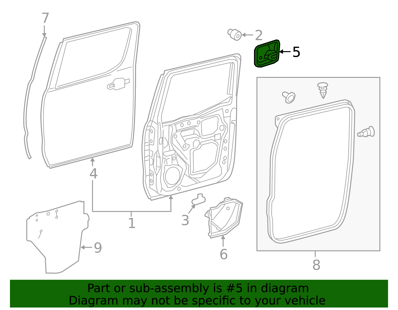 2016-2023 Toyota Tacoma Access Cover 67841-04030 | OEM Parts Online
