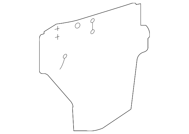 67841-04070 - Water Shield 2016-2023 Toyota Tacoma | Ourisman Toyota Parts