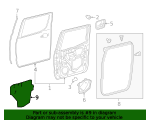 67841-04070 - Water Shield 2016-2023 Toyota Tacoma | Ourisman Toyota Parts