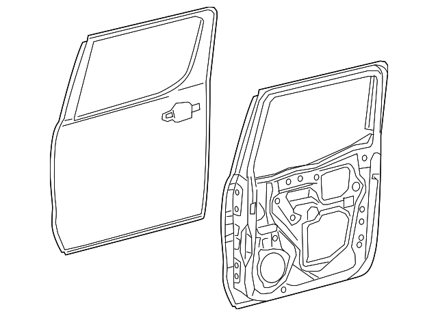 2016-2023 Toyota Tacoma Door Shell 67003-04121 | Toyota Parts Center