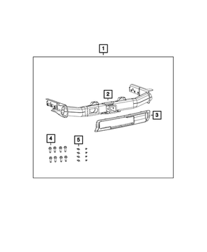 2014-2021 Dodge Durango Hitch Receiver 82214135AB | Mopar Estores