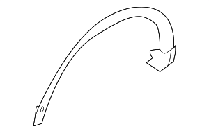 2018-2023 Jaguar E-Pace Wheel Opening Molding J9C5032 | OEM Euro Parts