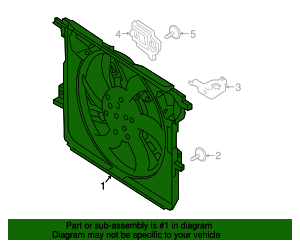 453-906-65-01 - Fan Assembly 2017-2019 Smart | Mercedes-Benz USA Parts