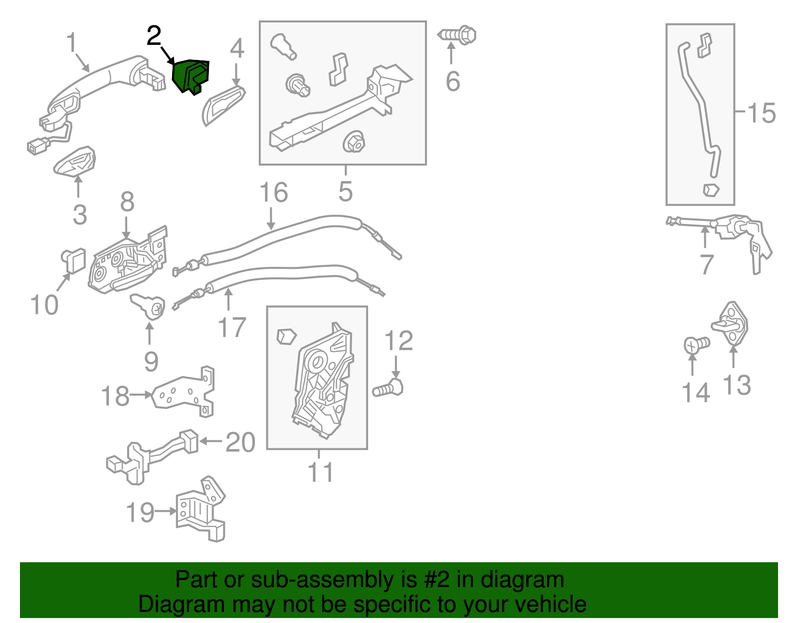 72184-T2A-A11ZE - Cover L Front Base *NH731P* (Hole) (Crystal Black ...