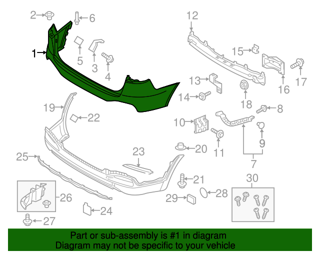 86611-C6000 - Upper Cover 2016-2018 Kia Sorento | Kia.Parts Store