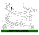 2016-2020 Kia Sorento Bumper Cover Side Bracket 86678-C6000 ...