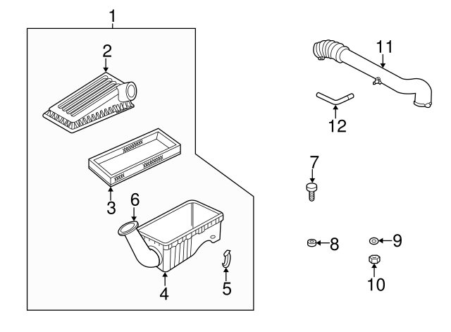 1997-2006 Jeep Wrangler Air 4797777ac | TascaParts.com
