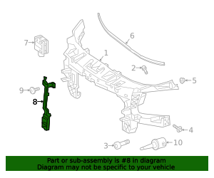 2019-2024 Mercedes-Benz Distance Sensor Bracket 910-880-38-01 ...