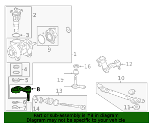 2020-2021 GM Pitman Arm 84506972 | TascaParts.com